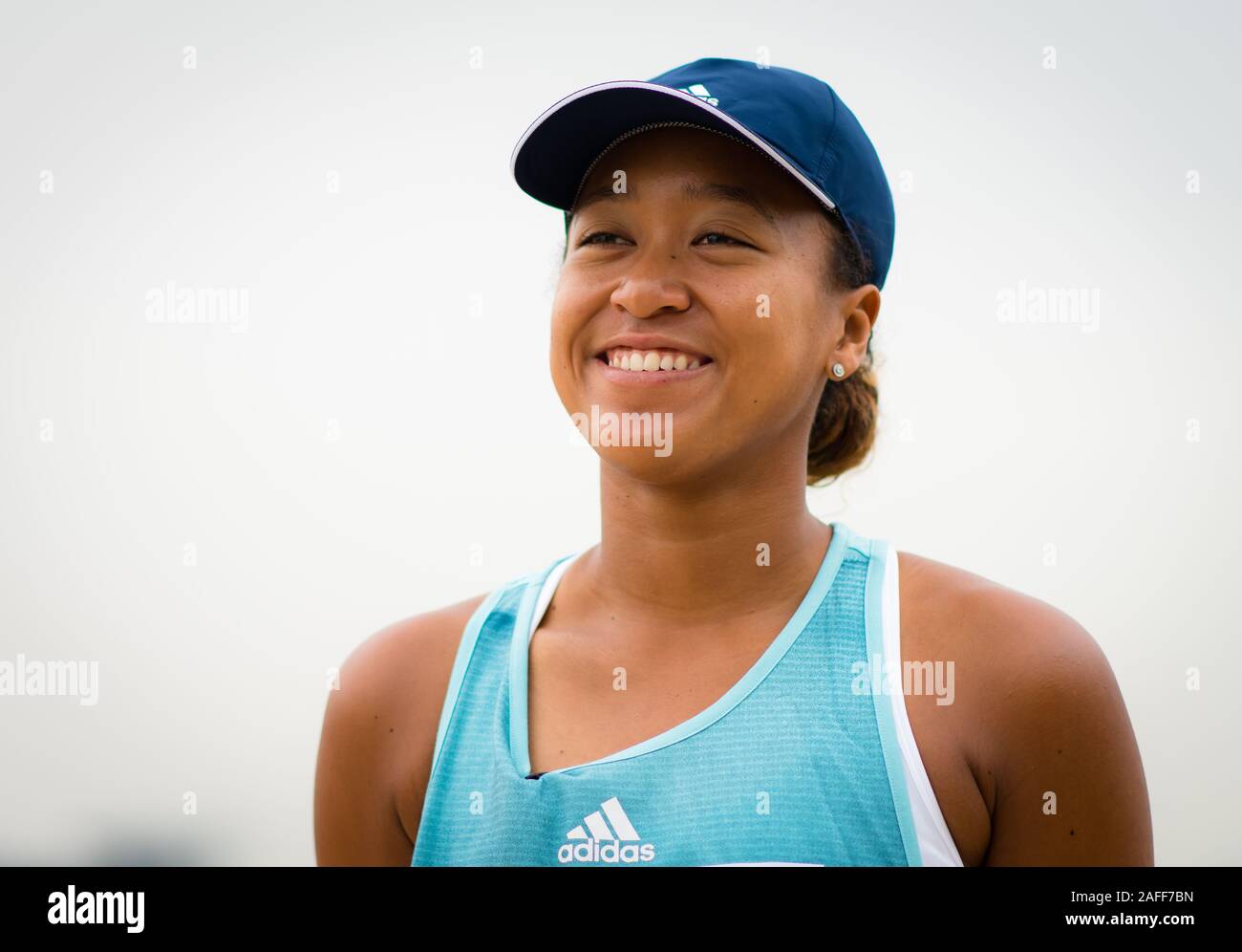 Naomi Osaka of Japan during the All Access Hour ahead of the 2019 Dubai ...