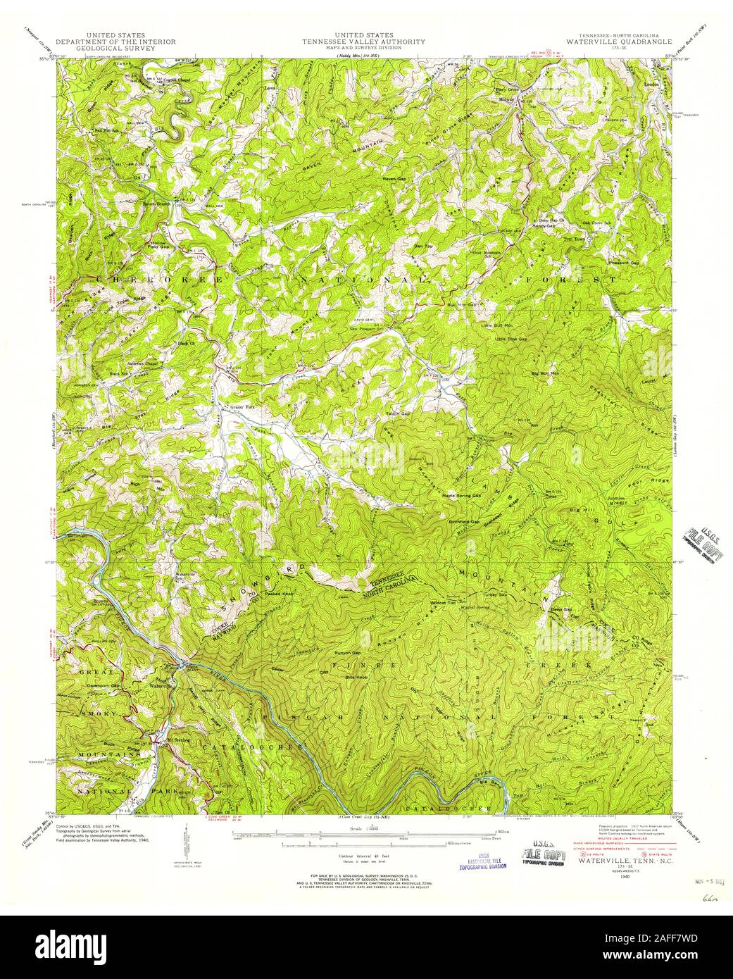 Map of waterville Cut Out Stock Images & Pictures - Alamy