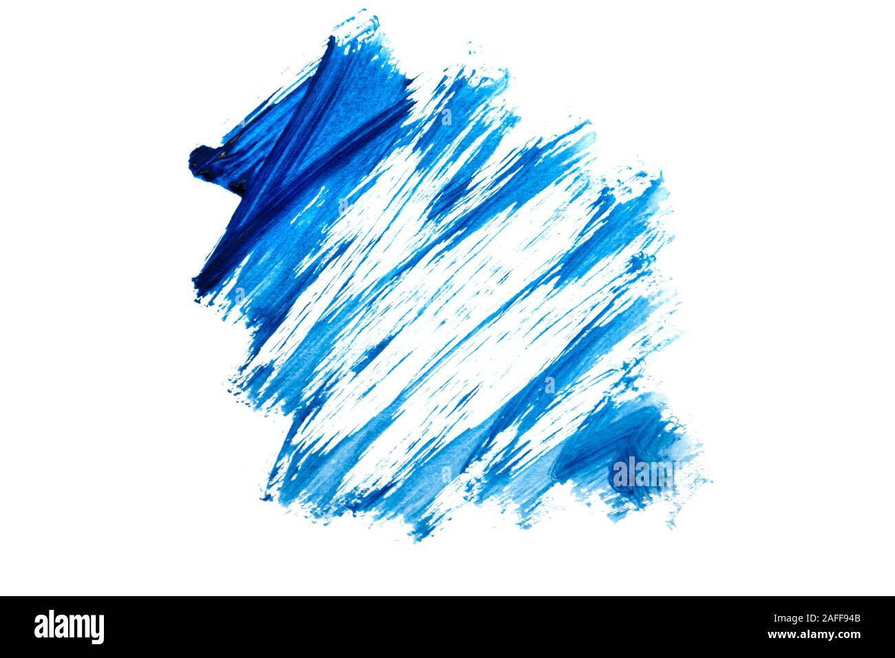 Smear, lines, a few strokes made by a brush Stock Photo - Alamy