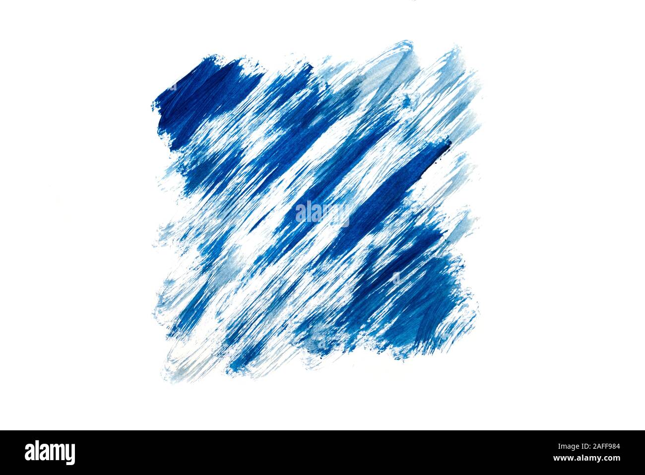 Smear, lines, a few strokes made by a brush Stock Photo - Alamy
