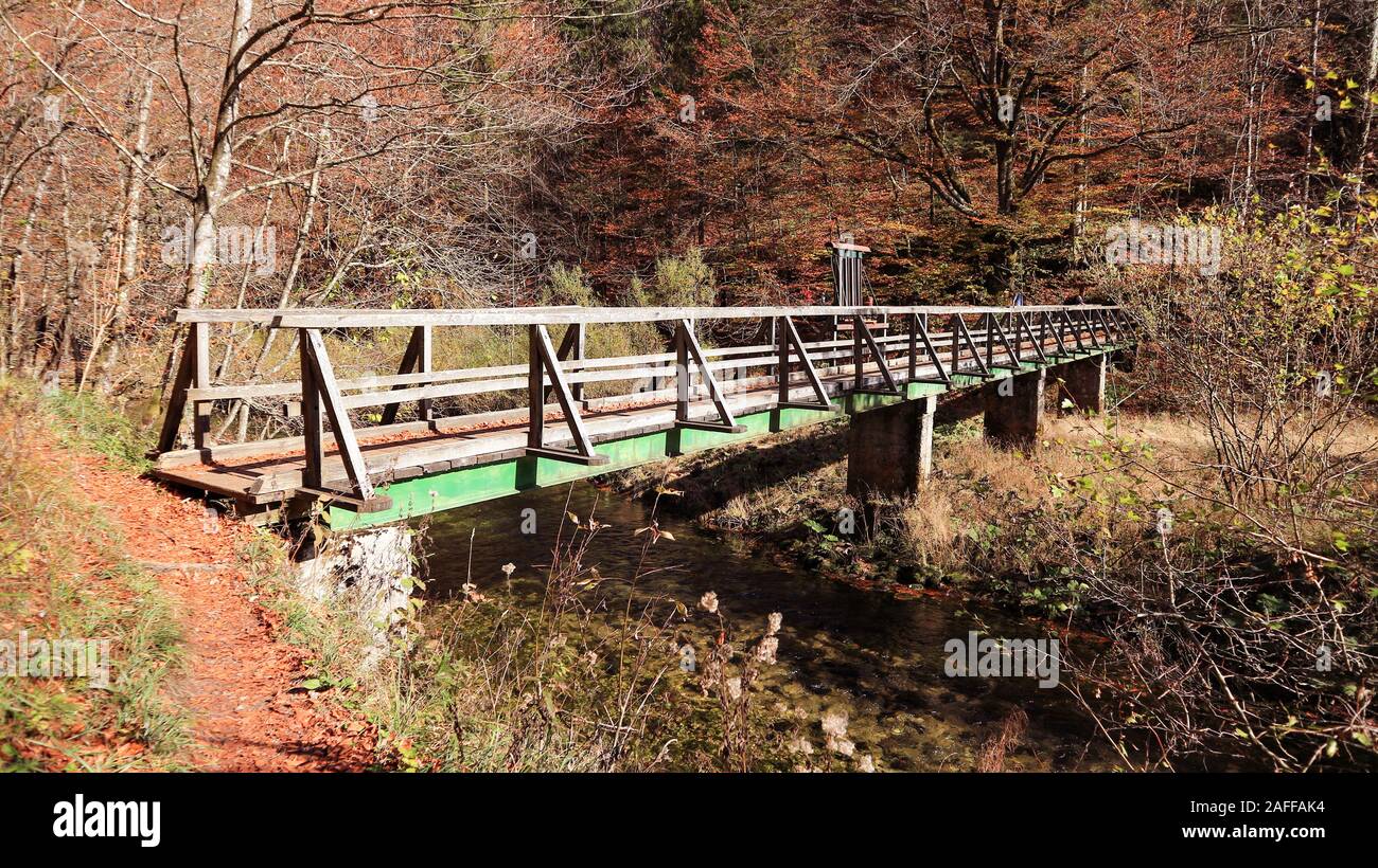 Bridge passing over dobra river hi-res stock photography and images - Alamy
