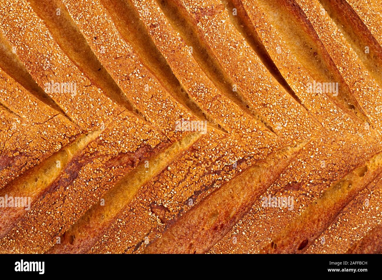 Fresh homemade crispy baguette texture Stock Photo - Alamy