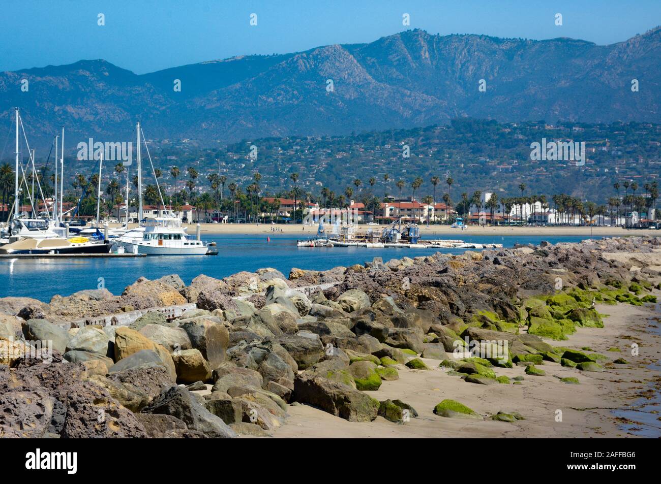 Santa barbara breakwater hi-res stock photography and images - Alamy