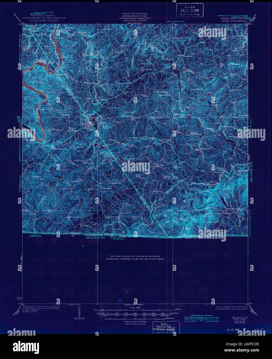 Map of galax hi-res stock photography and images - Alamy
