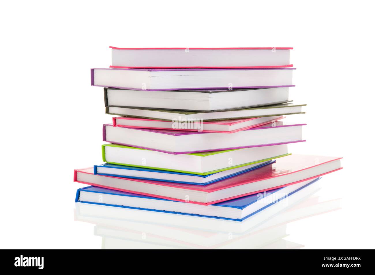 colorful notebooks isolated over white background Stock Photo - Alamy colorful notebooks isolated over white background Stock Photo - Alamy