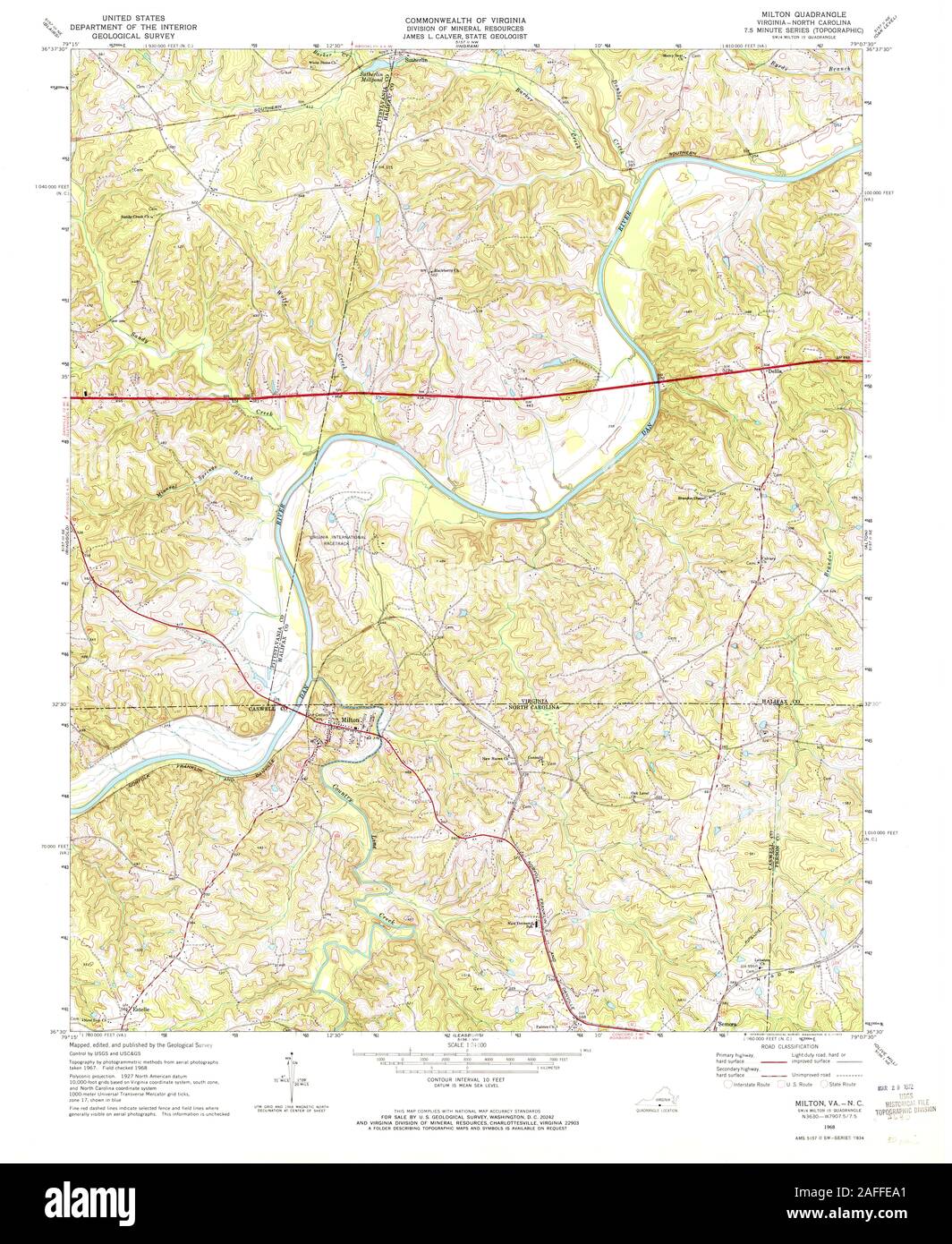 Milton map Cut Out Stock Images & Pictures - Alamy