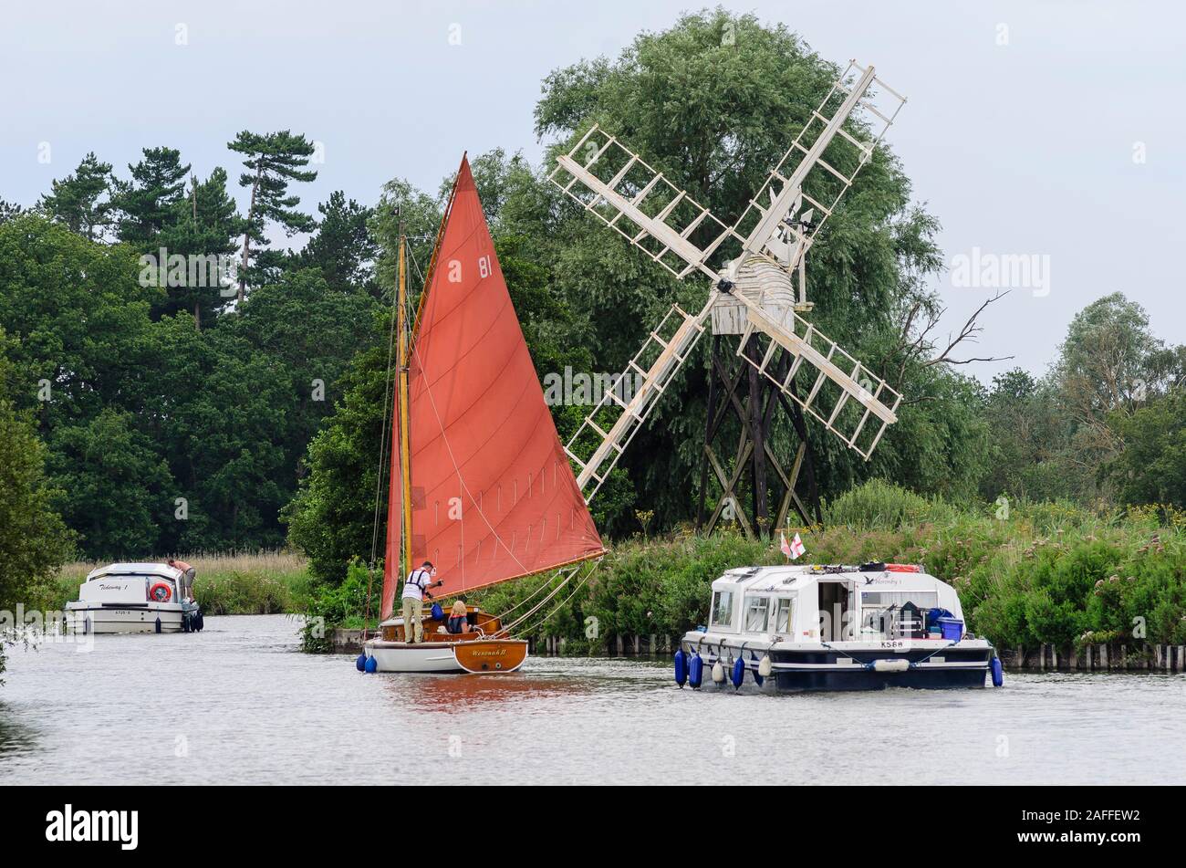 The How Hill Trust and River Ant on the Norfolk Broads, Ludlum, Norfolk ...