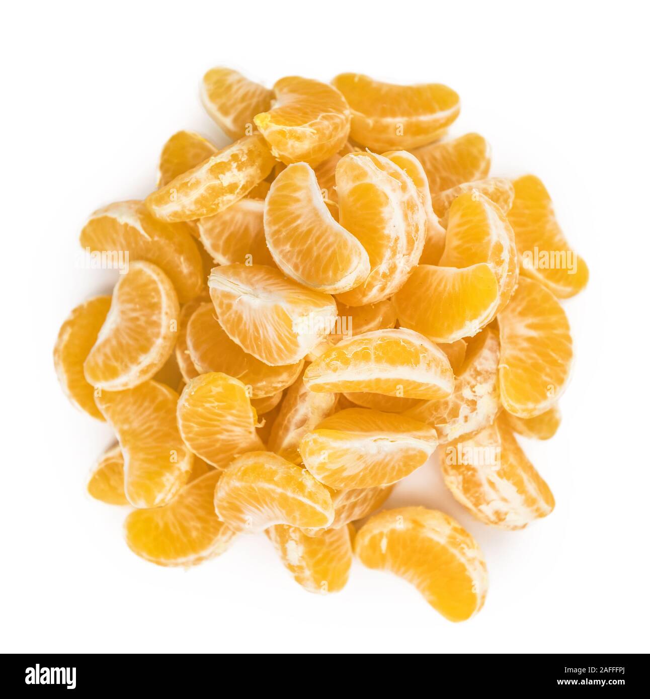 Peeled tangerines close up ripe Cut Out Stock Images & Pictures - Alamy