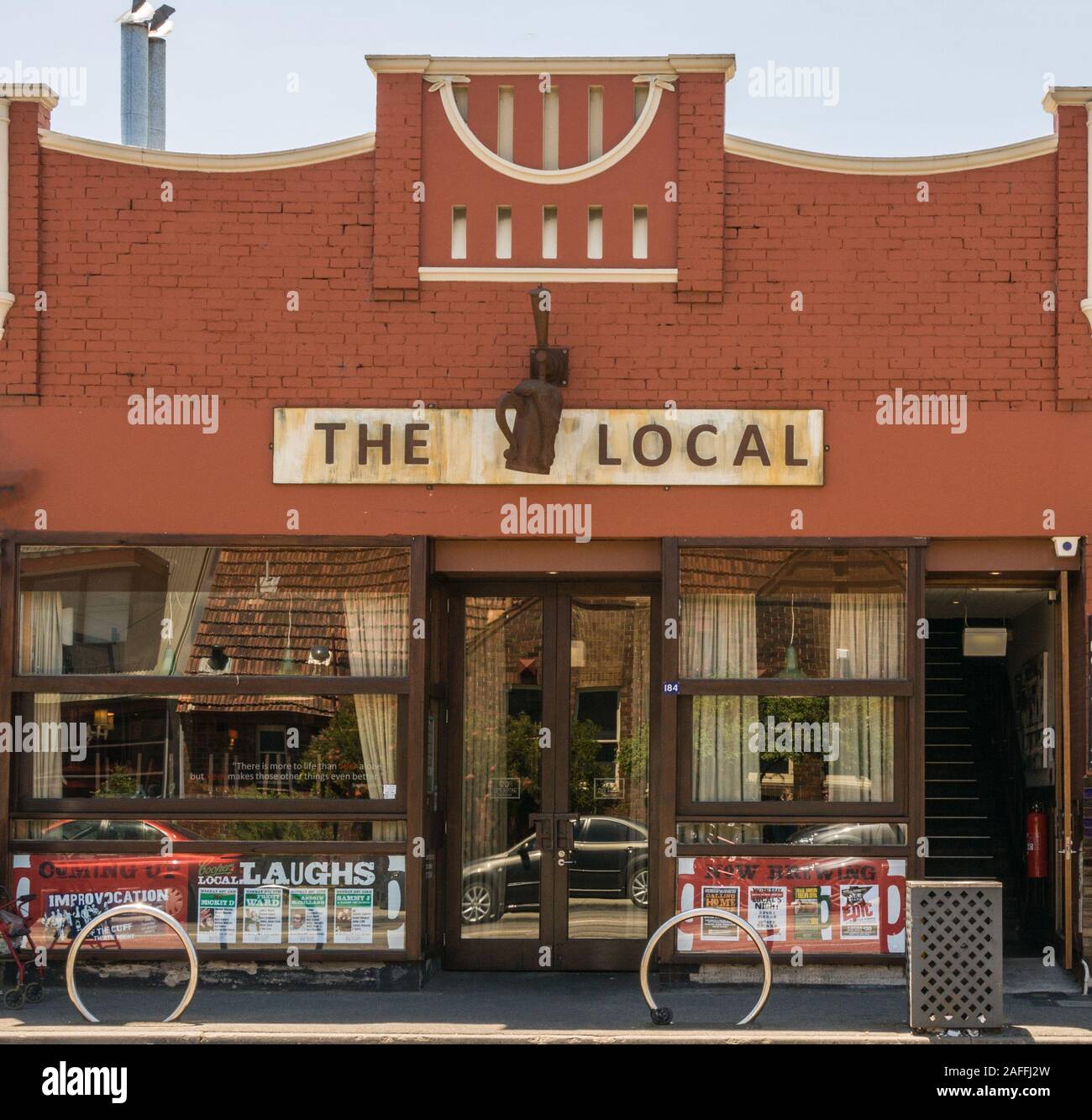 Melbourne, Australia - December 17, 2009: The Local Taphouse on corner ...