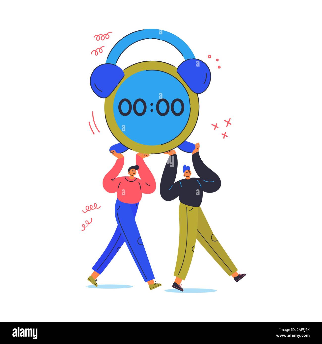 Man wake up male Stock Vector Images - Alamy