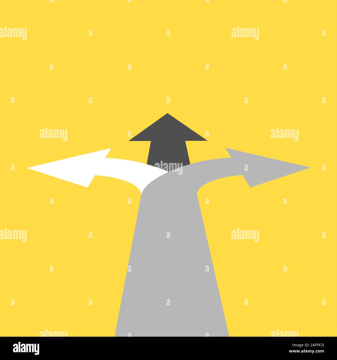 Three arrows pointing in different directions. Choose the way concept Stock Vector Image & Art ...