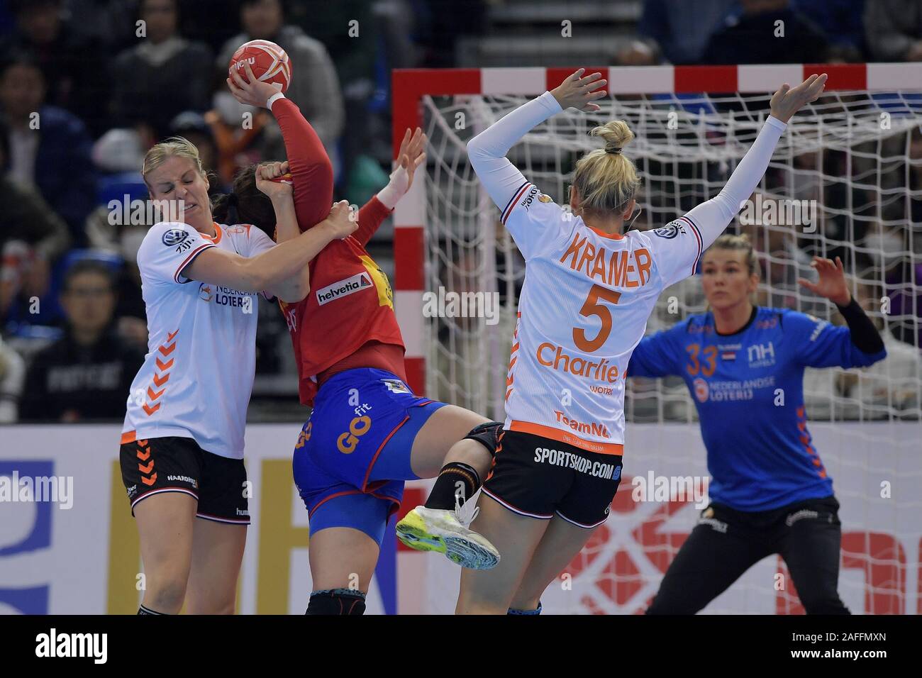 15-12-2019: WK Handbal: Vrouwen Nederland v Spanje: Kumamoto IHF ...