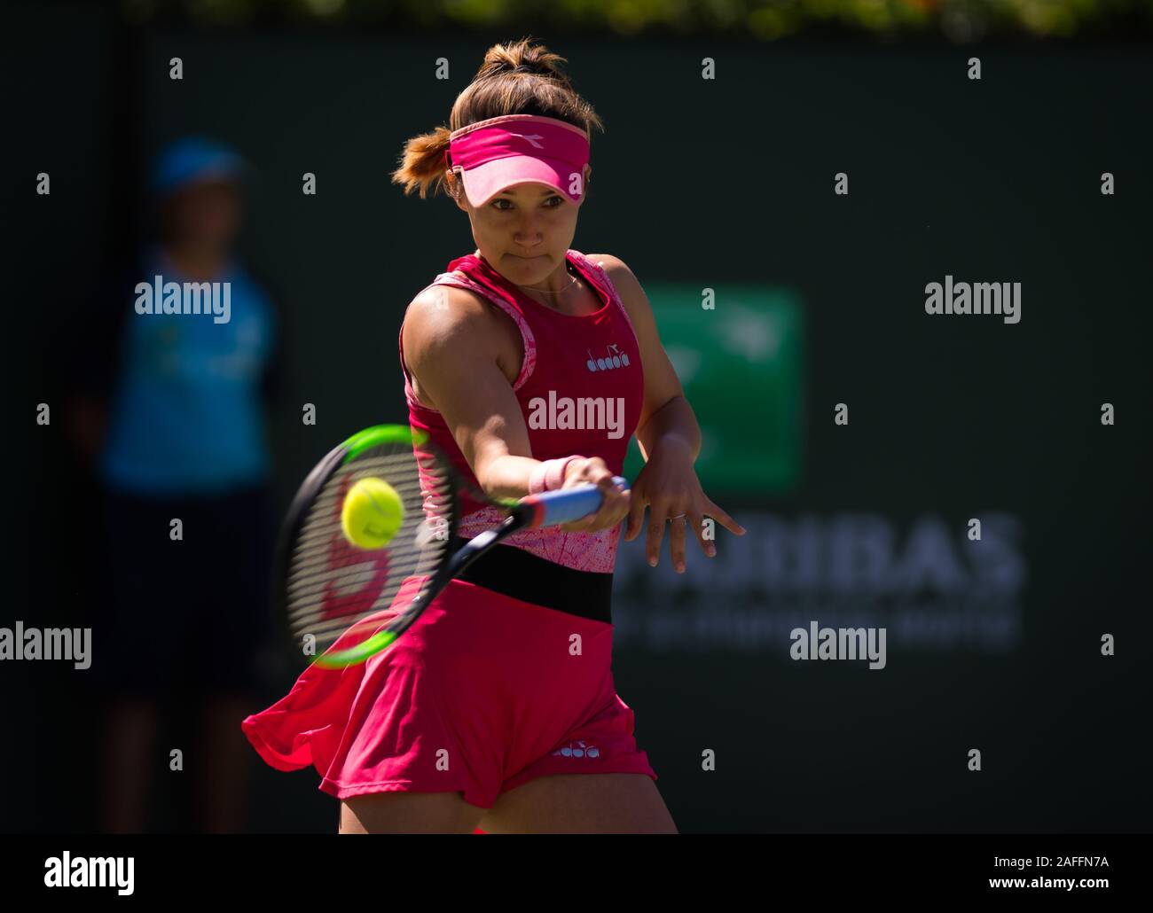 Lauren Davis of the United States in action during her second-round ...