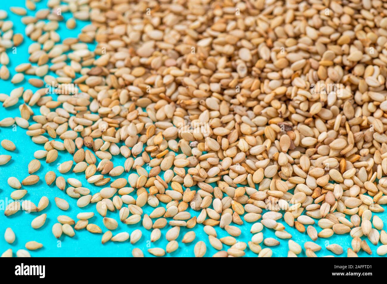 Sesame seeds as background, Close-up, Texture Stock Photo - Alamy