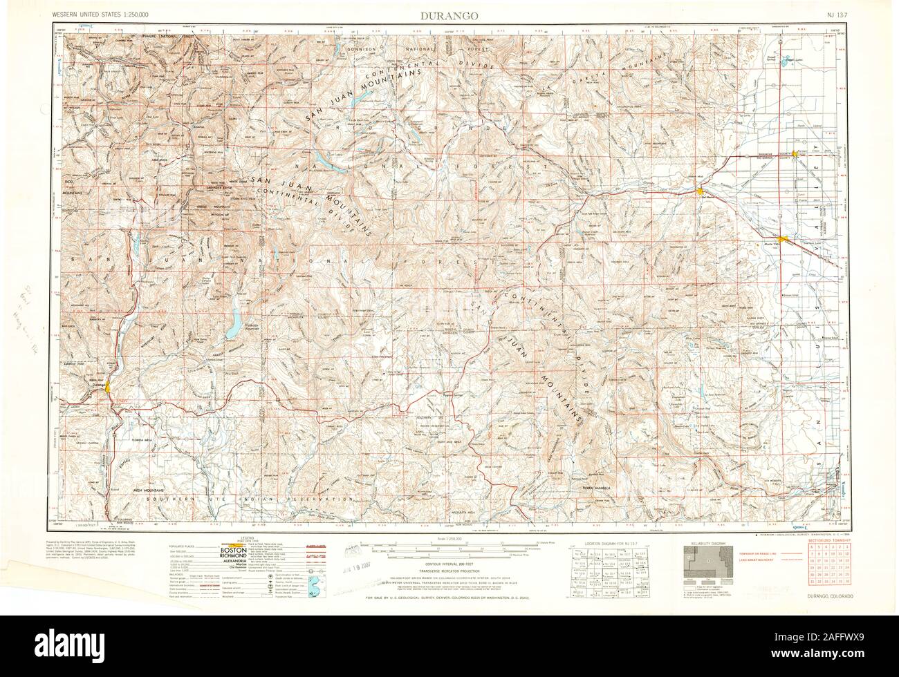 Durango mexico map hi-res stock photography and images - Alamy
