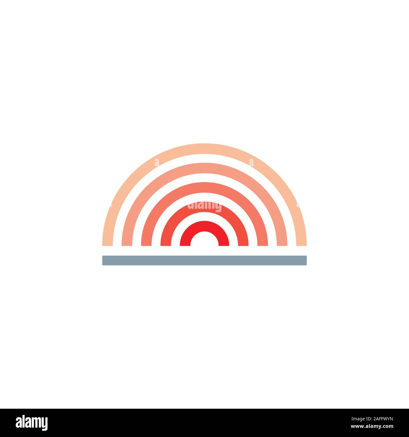 Sun horizon Stock Vector Images - Alamy
