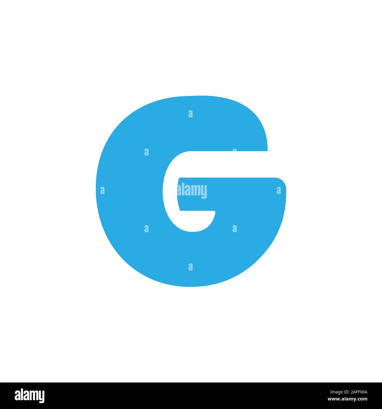 letter g simple geometric logo vector Stock Vector Image & Art - Alamy