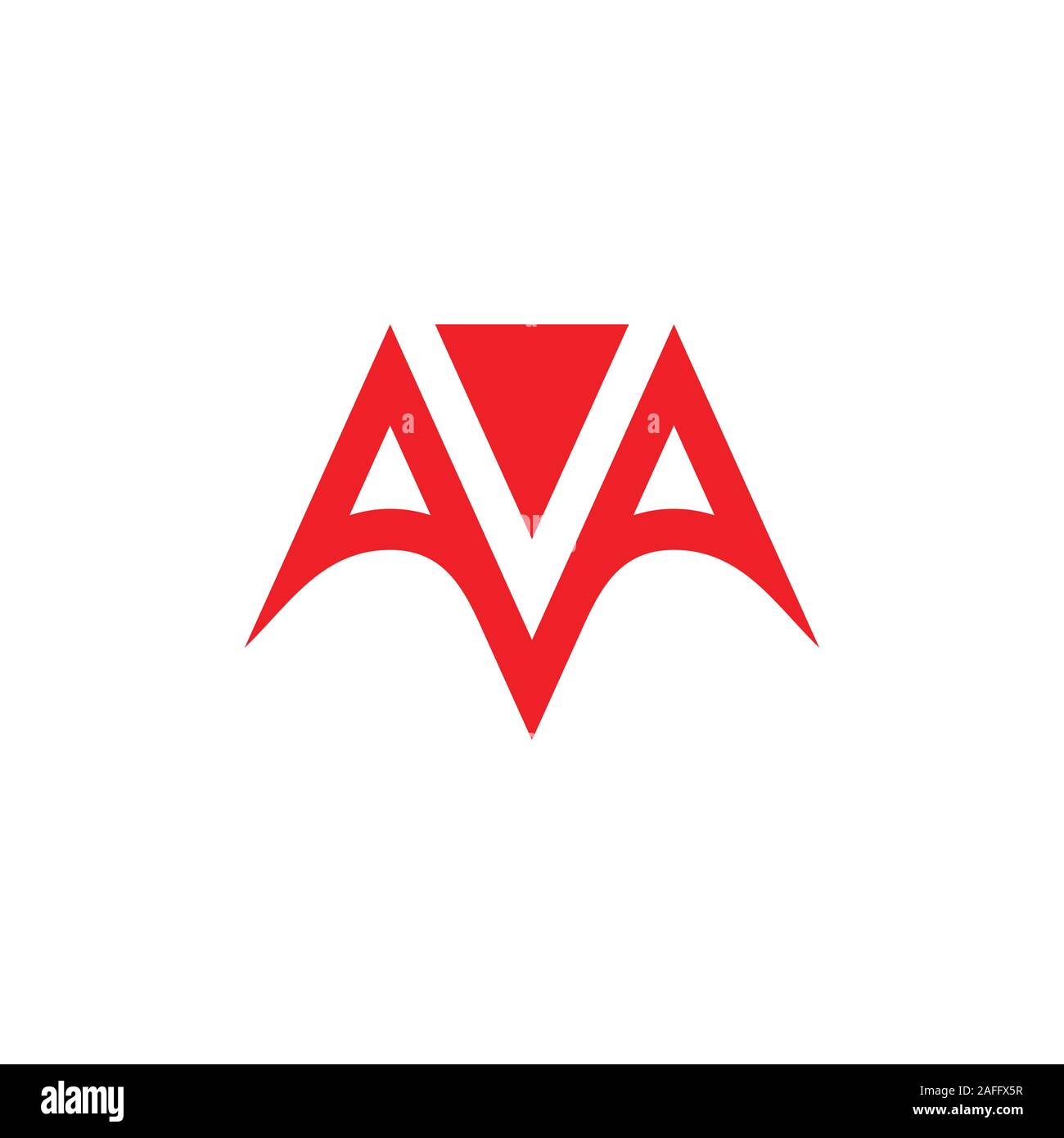letters ava simple geometric logo Stock Vector Image & Art - Alamy