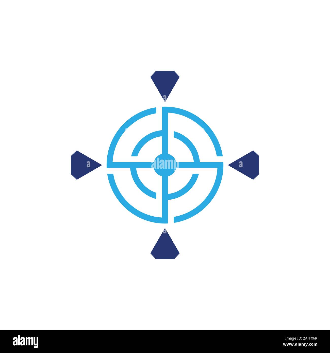 pointing target circle design symbol vector Stock Vector Image & Art ...