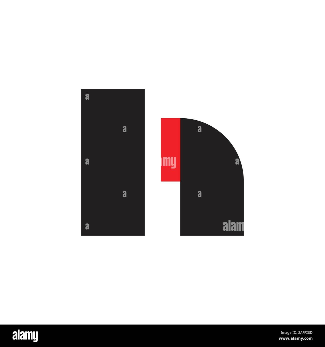 letter h abstract simple logo vector Stock Vector Image & Art - Alamy