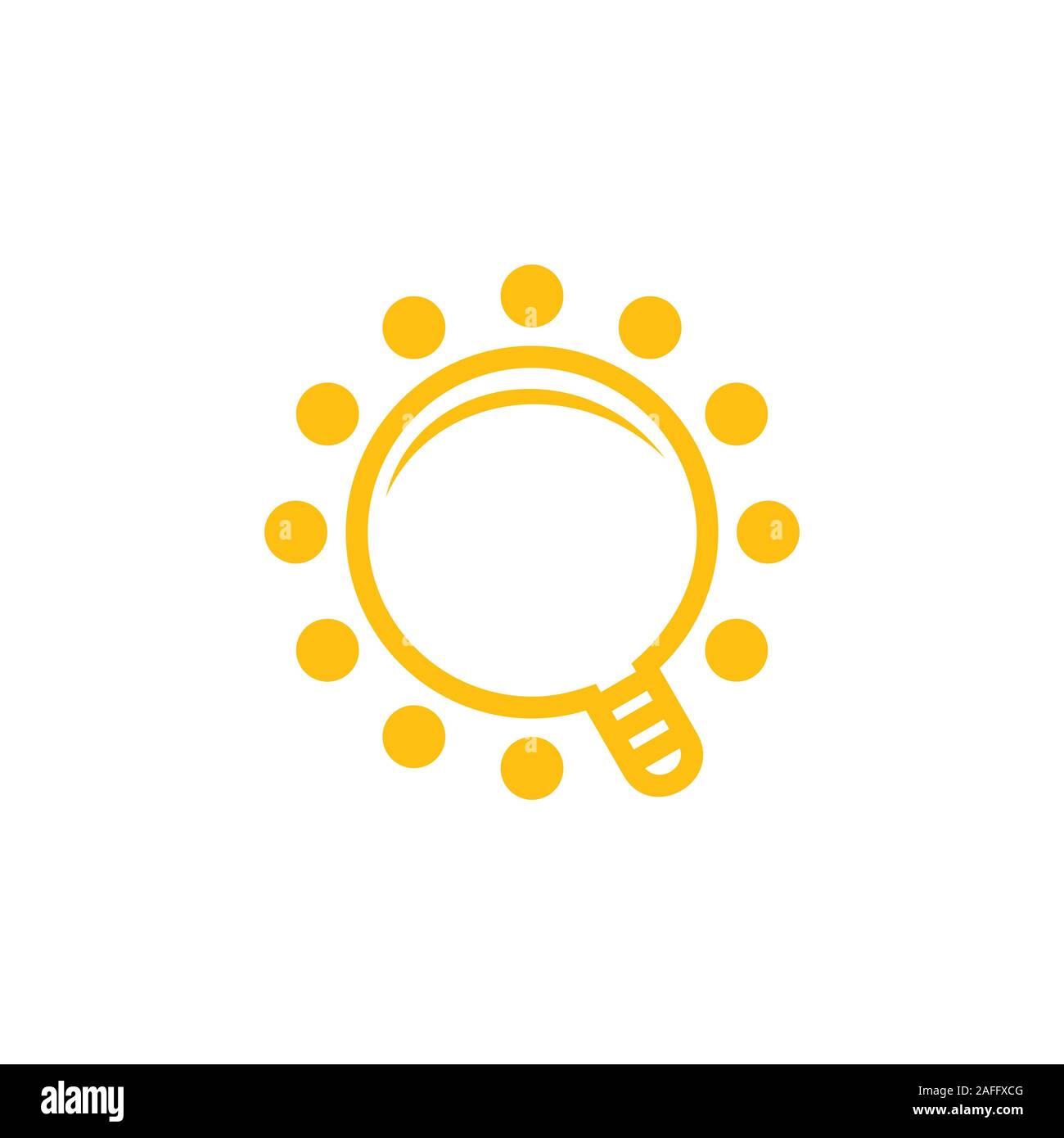 abstract letter q light bulb cute logo Stock Vector Image & Art - Alamy