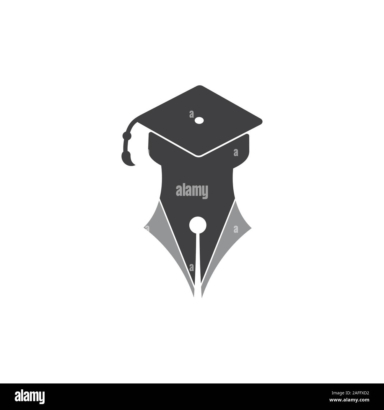 Student hat logo vectors hi-res stock photography and images - Alamy
