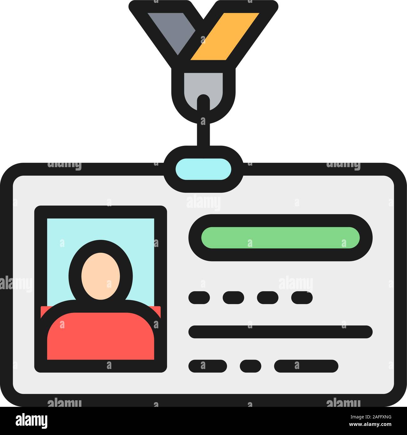 Driver license identification card Stock Vector Images - Alamy