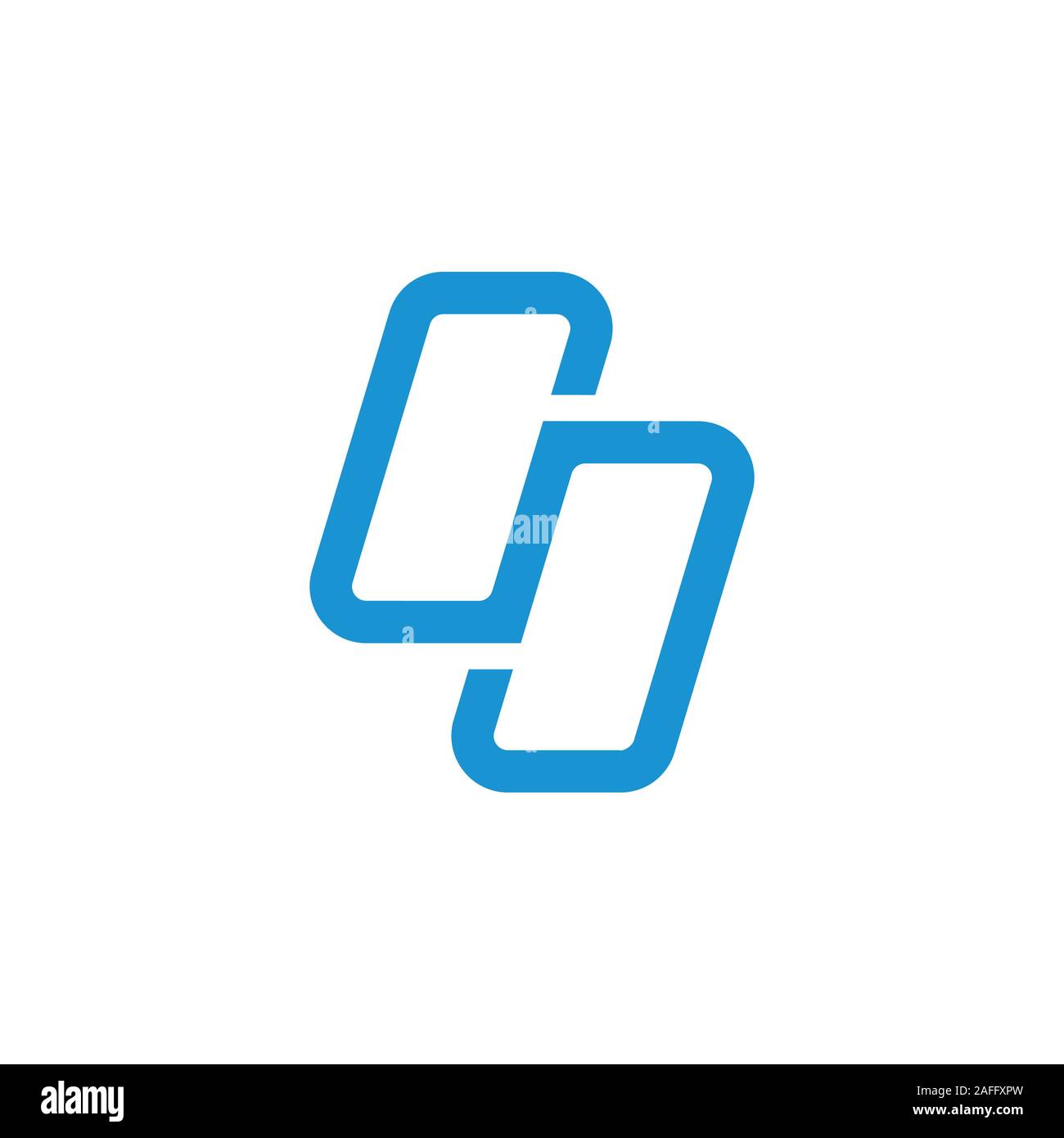 abstract letter cd linked geometric line logo vector Stock Vector Image ...