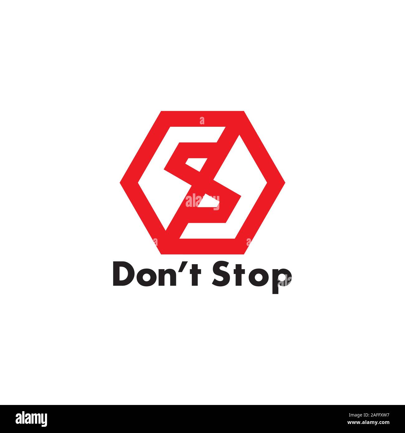 Red dont symbol Stock Vector Images - Alamy