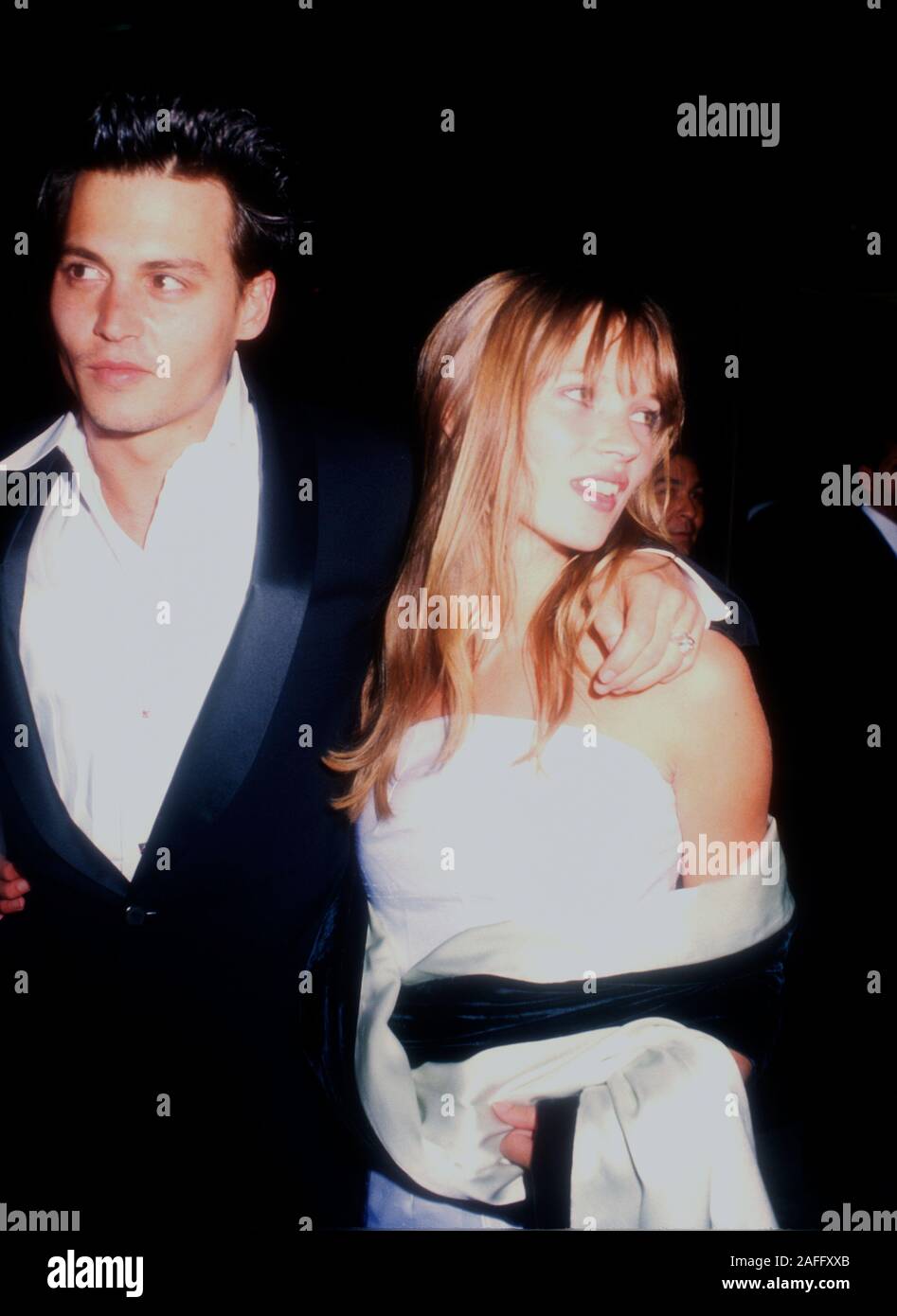 Beverly Hills, California, USA 3rd April 1995 Actor Johnny Depp and ...