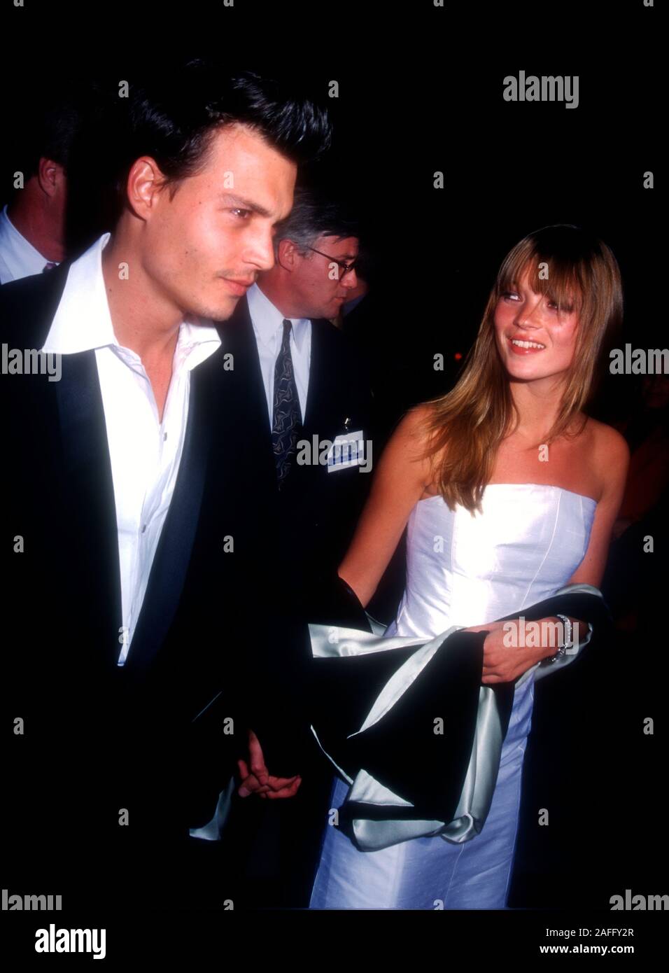 Beverly Hills, California, USA 3rd April 1995 Actor Johnny Depp and ...