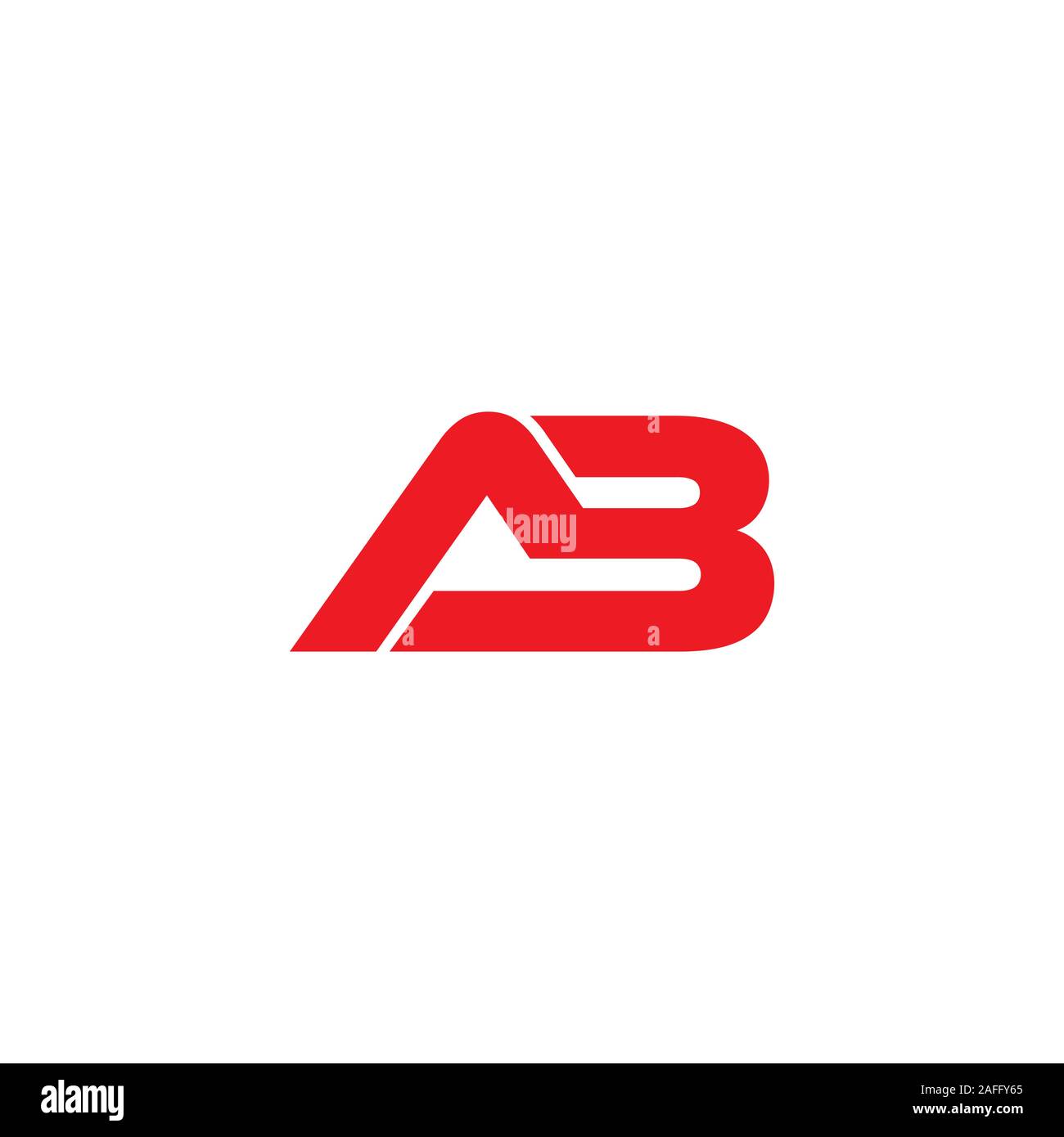 letter ab simple linked geometric logo vector Stock Vector Image & Art ...