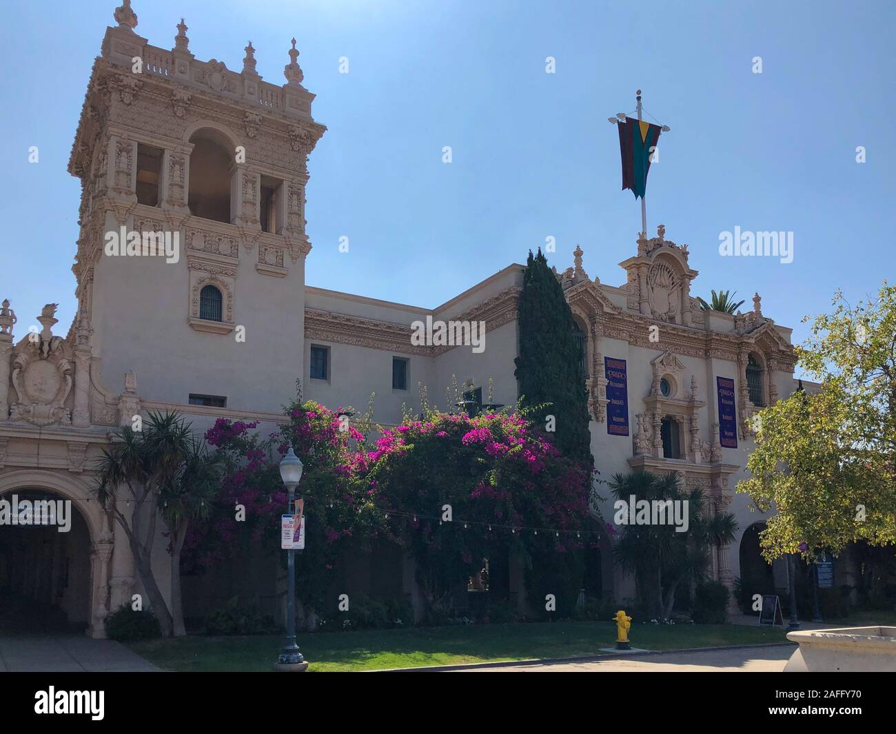 The Casa Del Prado at Balboa Park in San Diego, California, USA. August ...