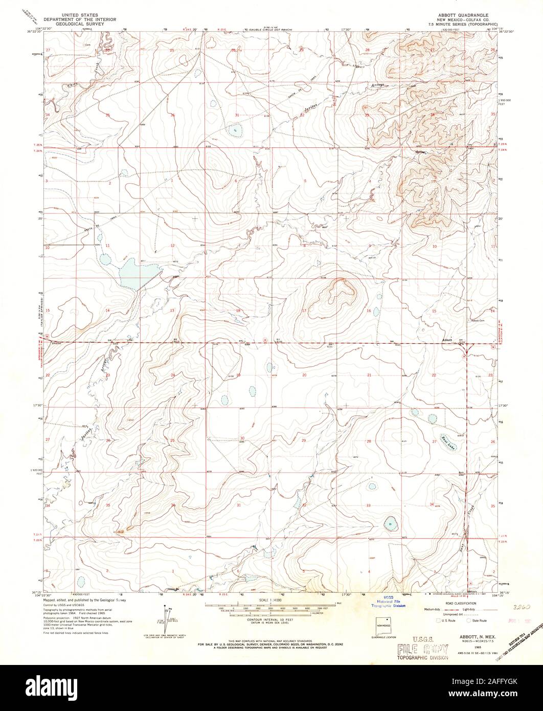 Abbott new mexico map hi-res stock photography and images - Alamy