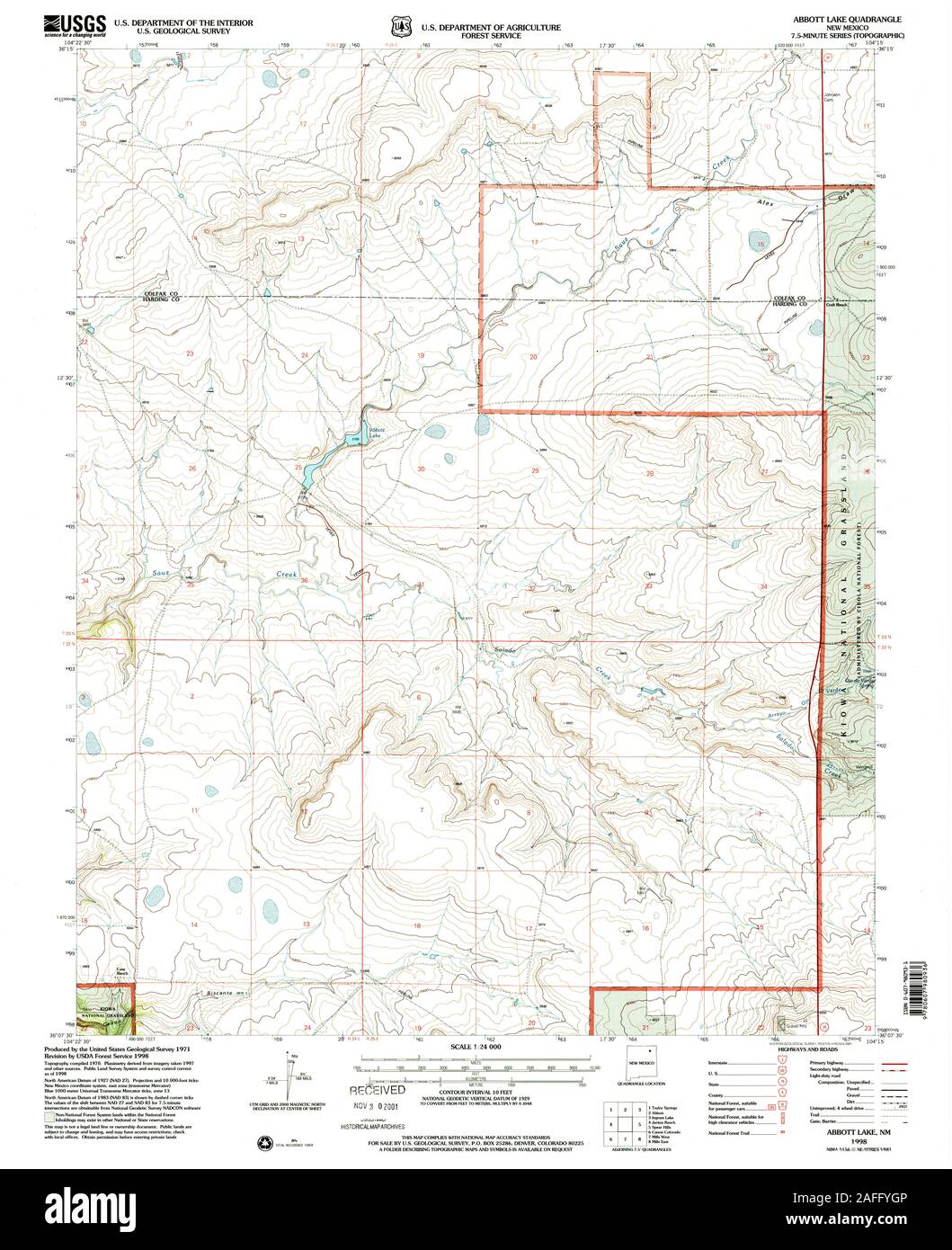 Map of abbott new mexico hi-res stock photography and images - Alamy