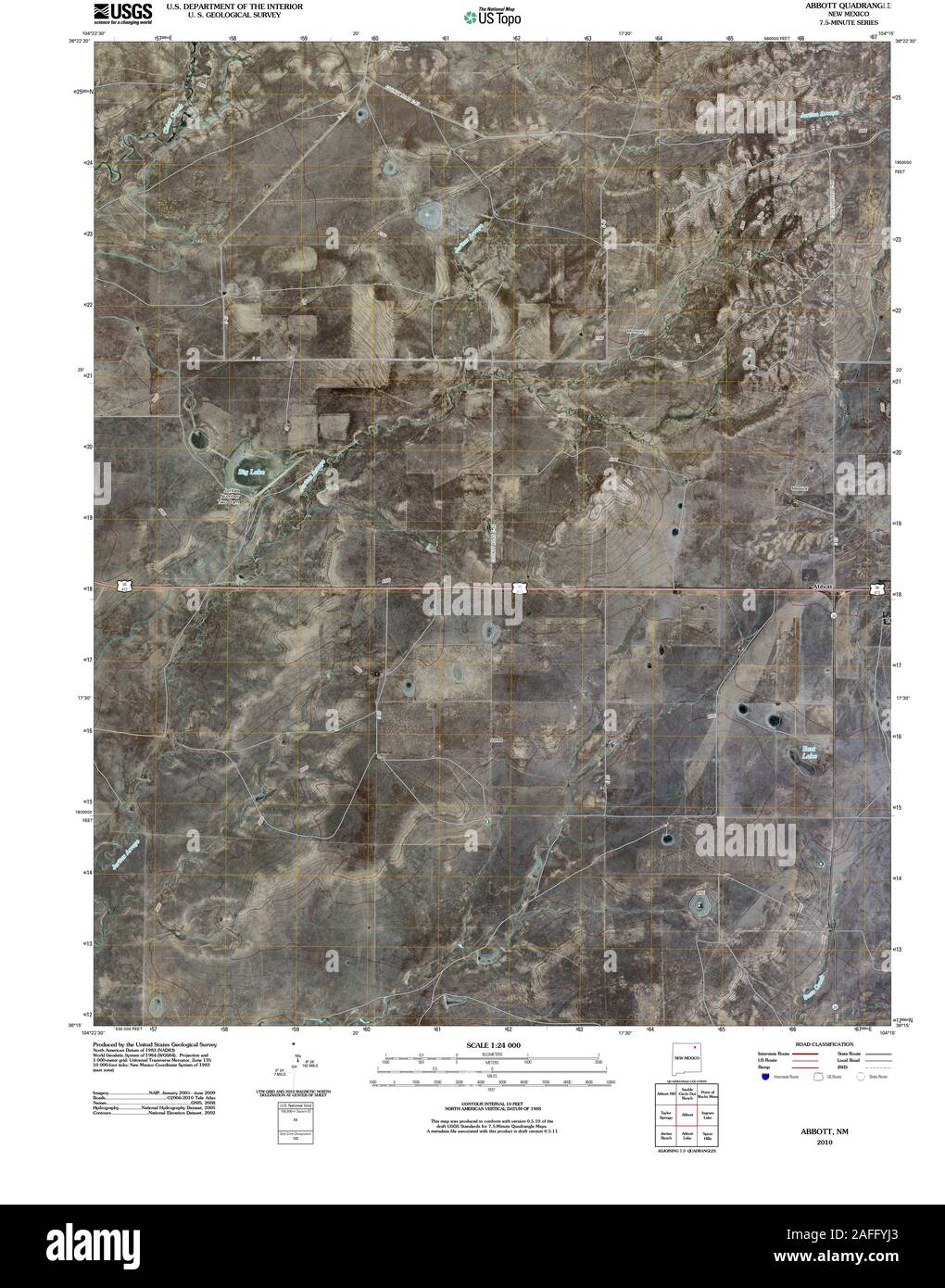 Abbott new mexico map hi-res stock photography and images - Alamy