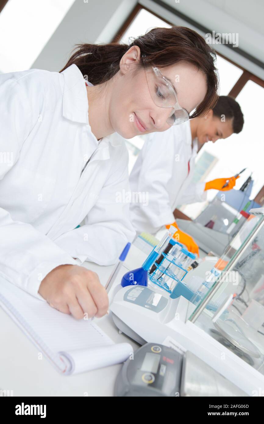 concept of women conducting an experiment Stock Photo - Alamy