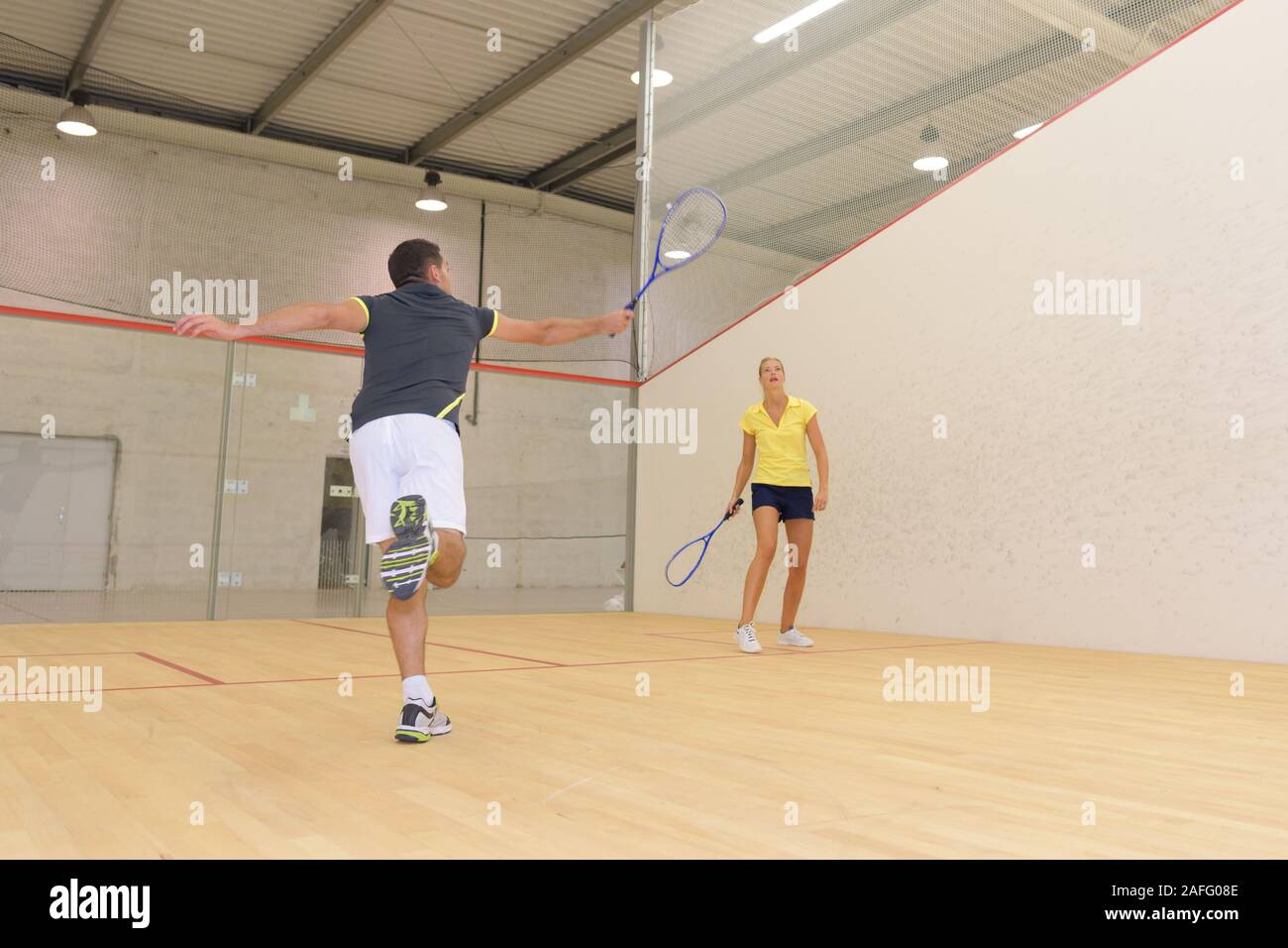 Squash sport girl hi-res stock photography and images - Alamy