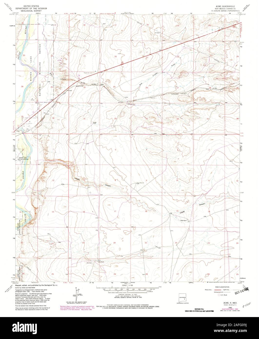Map of acme hi-res stock photography and images - Alamy