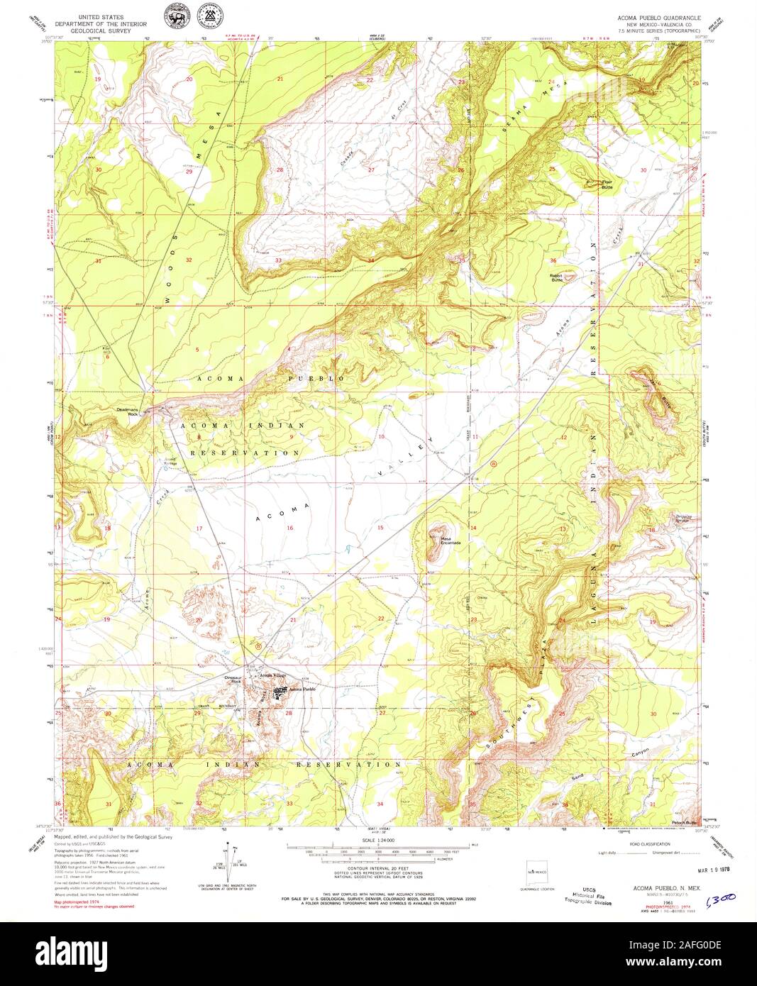 Acoma pueblo Cut Out Stock Images & Pictures - Alamy