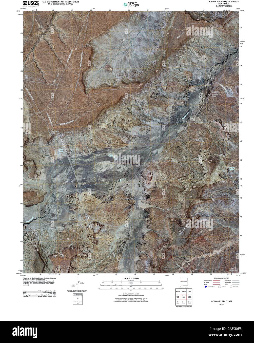 Pueblo map Cut Out Stock Images & Pictures - Alamy