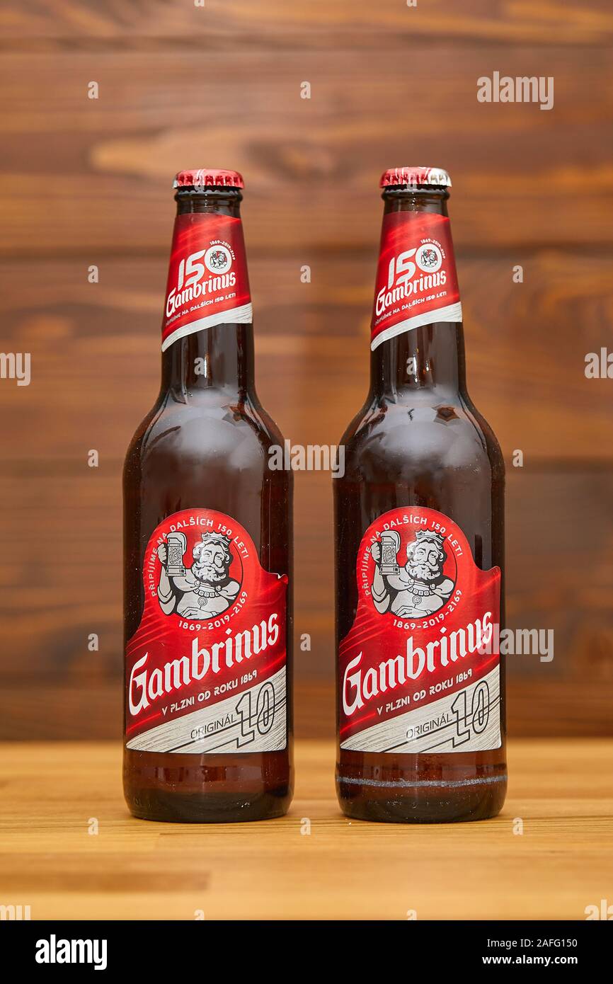 Gambrinus beer bottle hi-res stock photography and images - Alamy