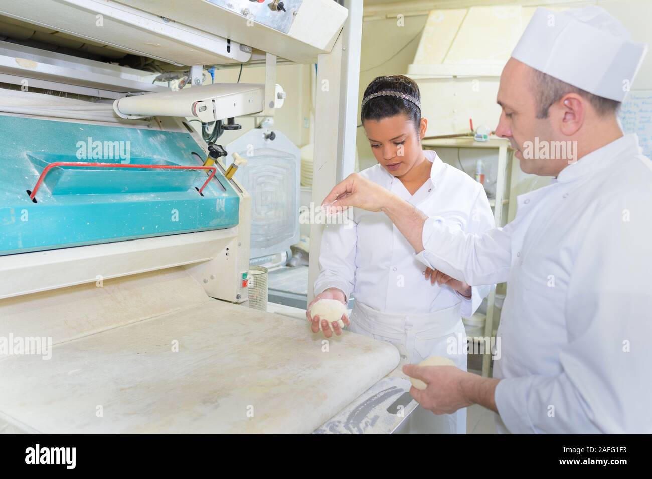 woman making bread Stock Photo - Alamy