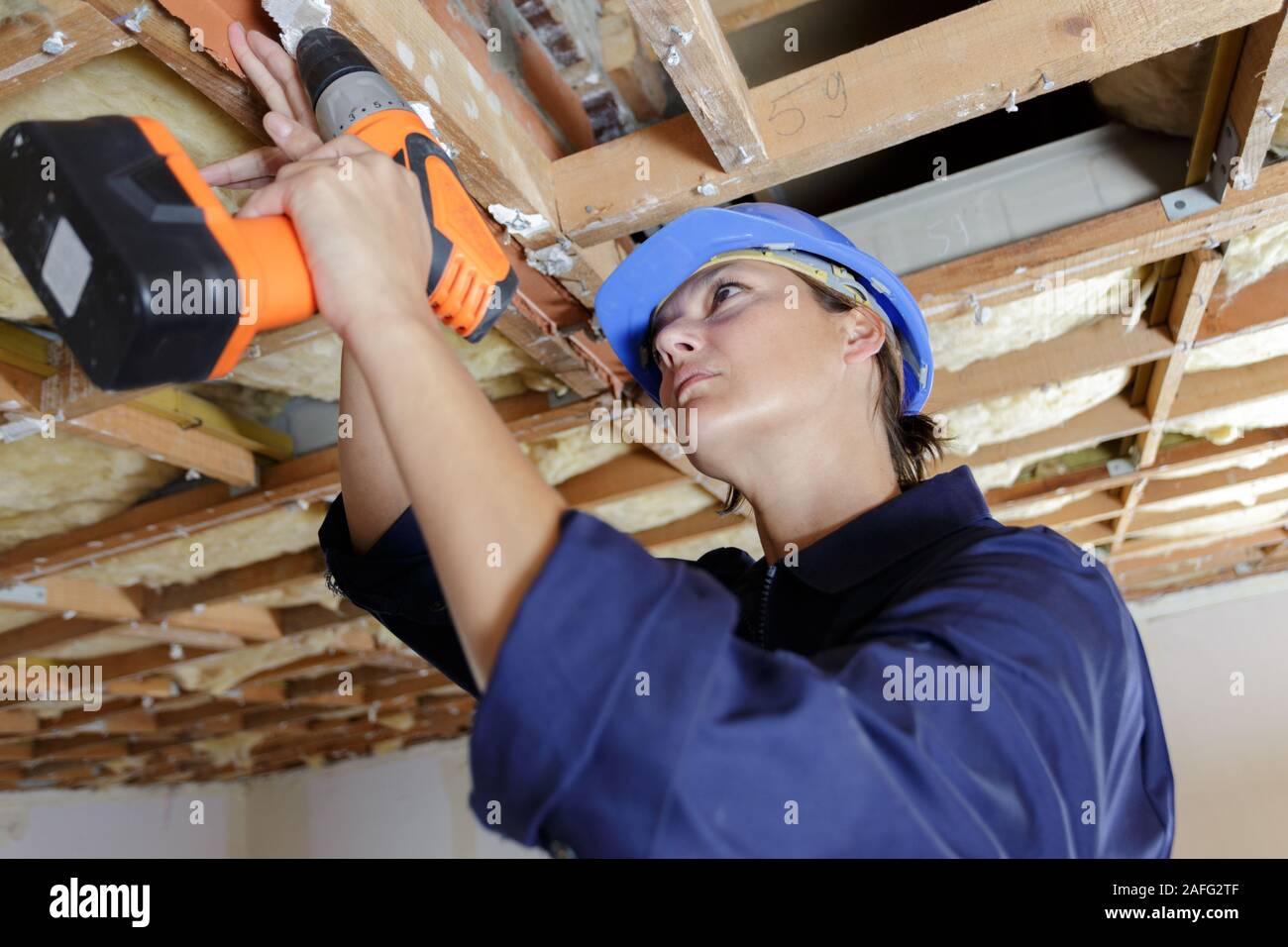 Hole in ceiling hi-res stock photography and images - Alamy