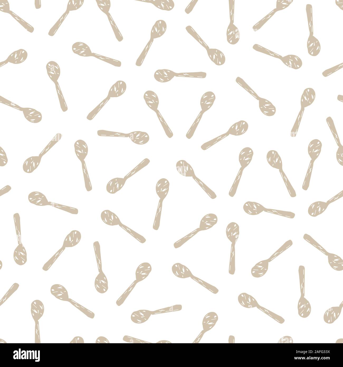 Vector white spoons simple monochrome repeat pattern. Perfect for ...