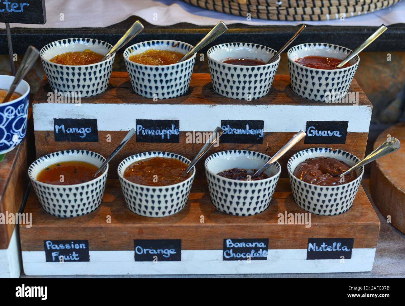 Homemade jams for breakfast buffet at luxury resort in Phan Thiet ...