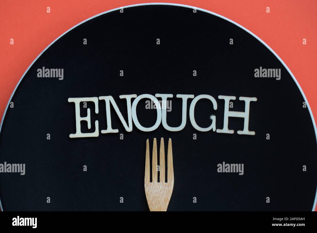 Enough in letters hi-res stock photography and images - Alamy
