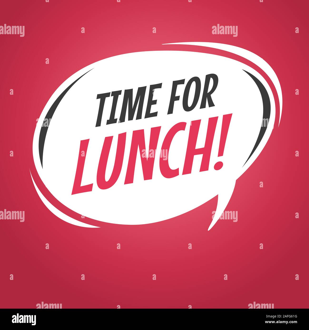 Lunch time picture Stock Vector Images - Alamy