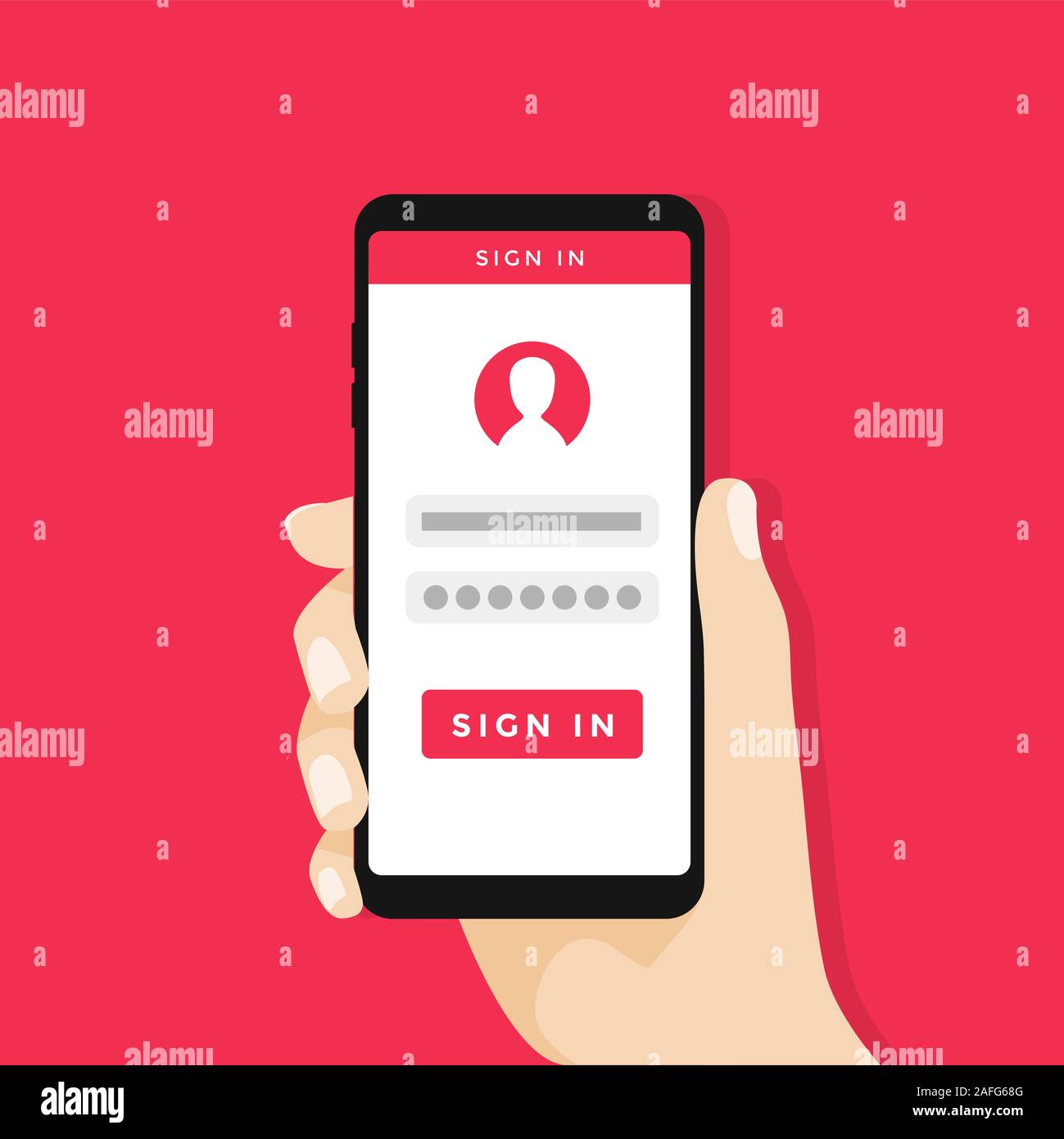 Authorization hold Stock Vector Images - Alamy