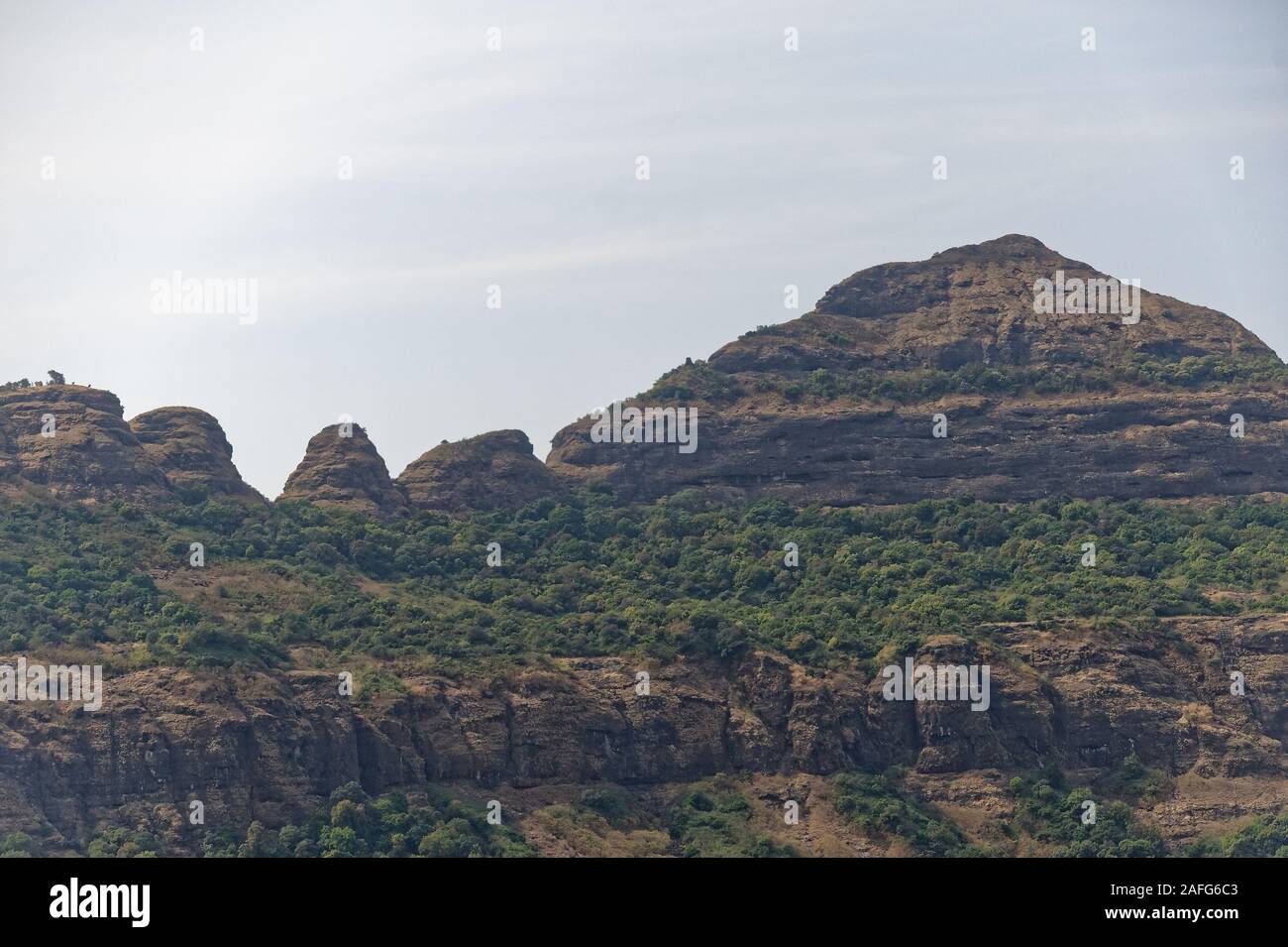 View of a mountain and valley from view point Stock Photo - Alamy